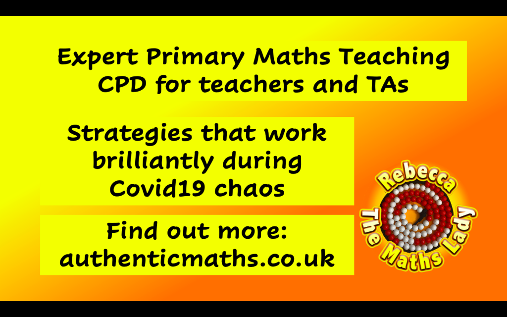 Now available: CPD by zoom. – Rebecca the Maths Lady